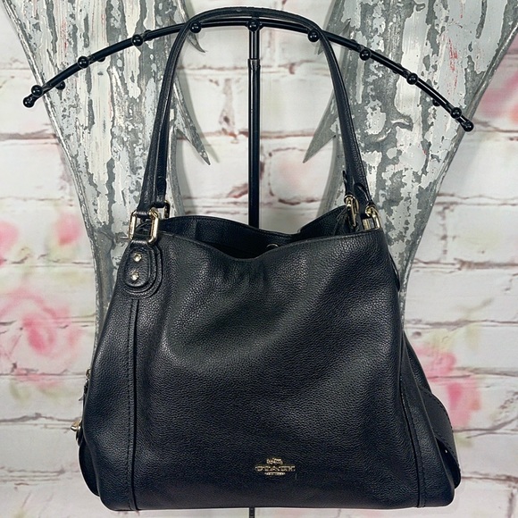 Coach | Bags | Coach Edie Pebble Leather Shoulder Bag | Poshmark